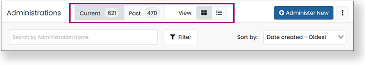 Administration Cards